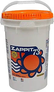 Zappit 73 Pool Dry Chlorine Granules Shock (50 lb), Fast-Dissolving Po