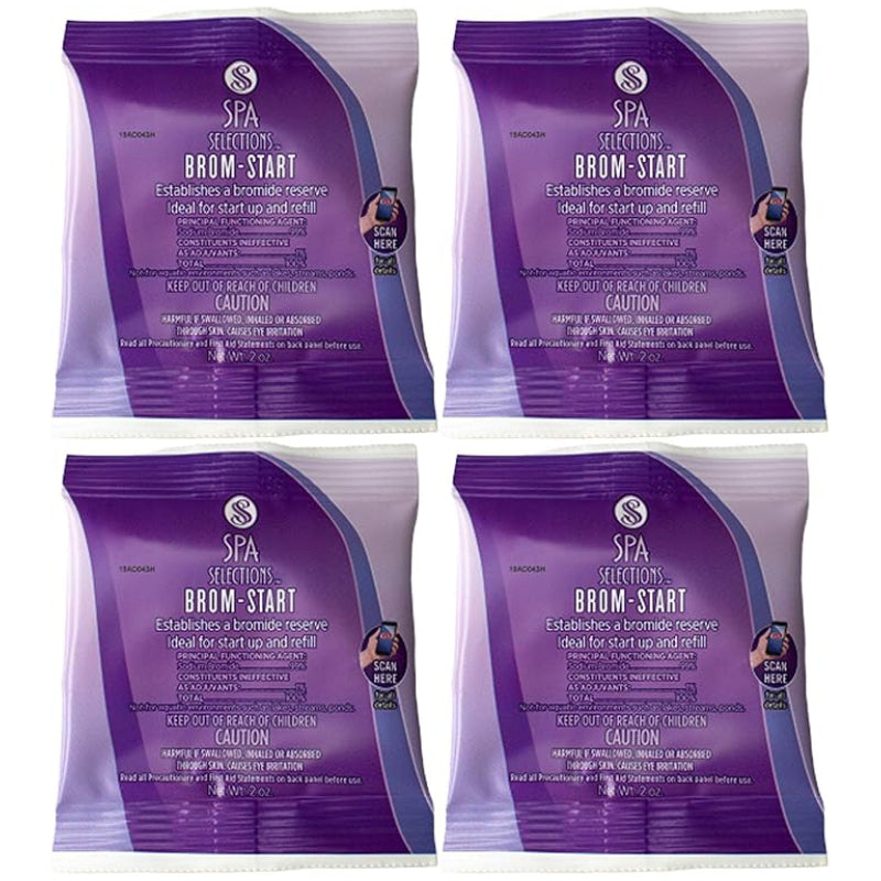 Spa Selections 86258 Brom-Start, 2 Oz (4 Pack)